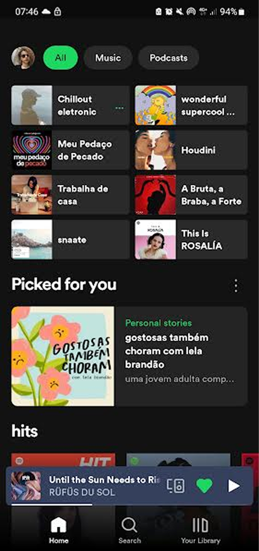 Spotify UI Redesign Carolina Cachada UX UI Designer